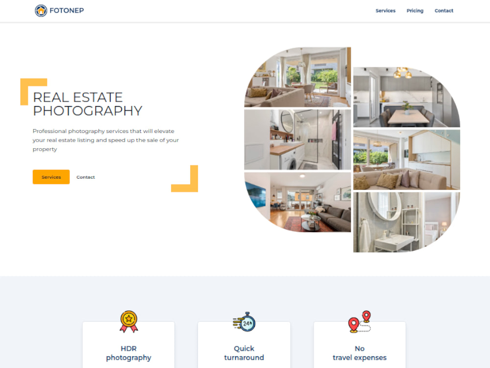 A Responsive Website made in Astro | Svelte | TailwindCSS | Upwork