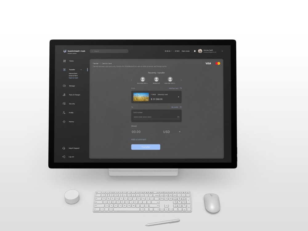 A creative Web App dashboard design | Financial dashboard | UX/UI ...