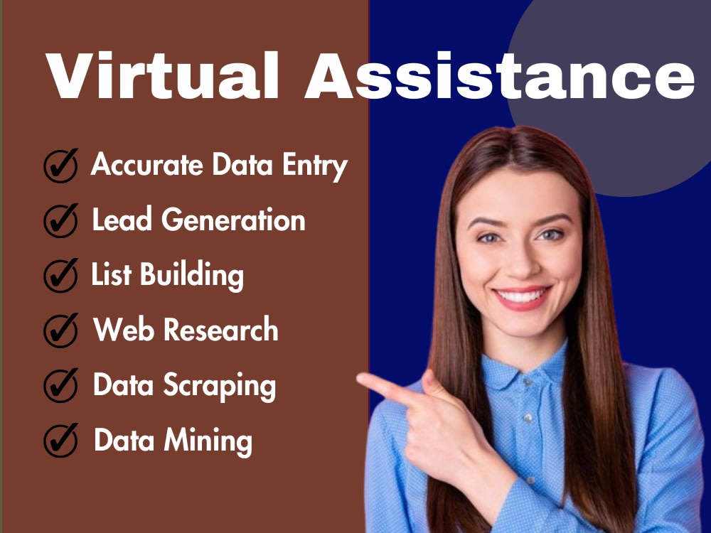 A fantastic web researcher, virtual assistant and Highly work delivery ...