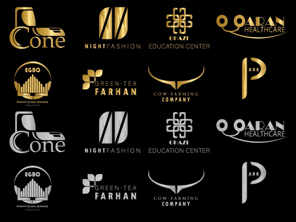 Professional Logos' design as like as golden, silver and super. | Upwork