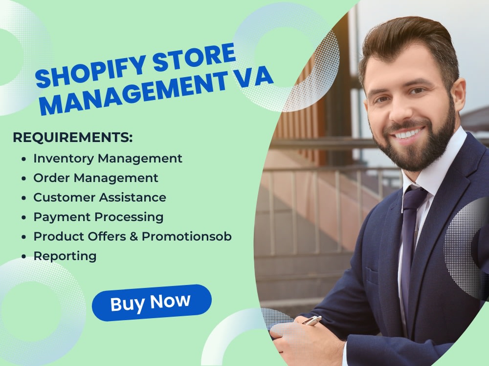Store Management VA, Shopify Customer Support, Shopify Virtual ...