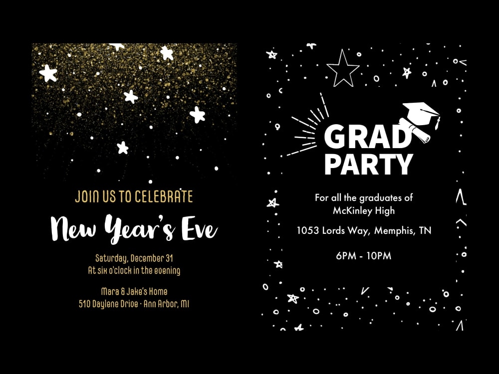 Pdf printable invitations for events and wedding | Upwork