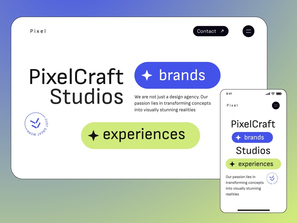 Unique and creative landing page in Figma | Upwork
