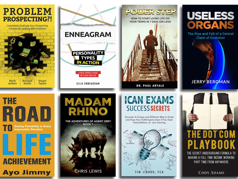 High quality book cover design, book cover, book cover design, kdp | Upwork