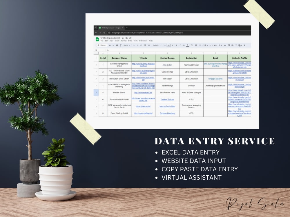 Precision Data Expert: Manual Data Entry, Research, and Analysis | Upwork