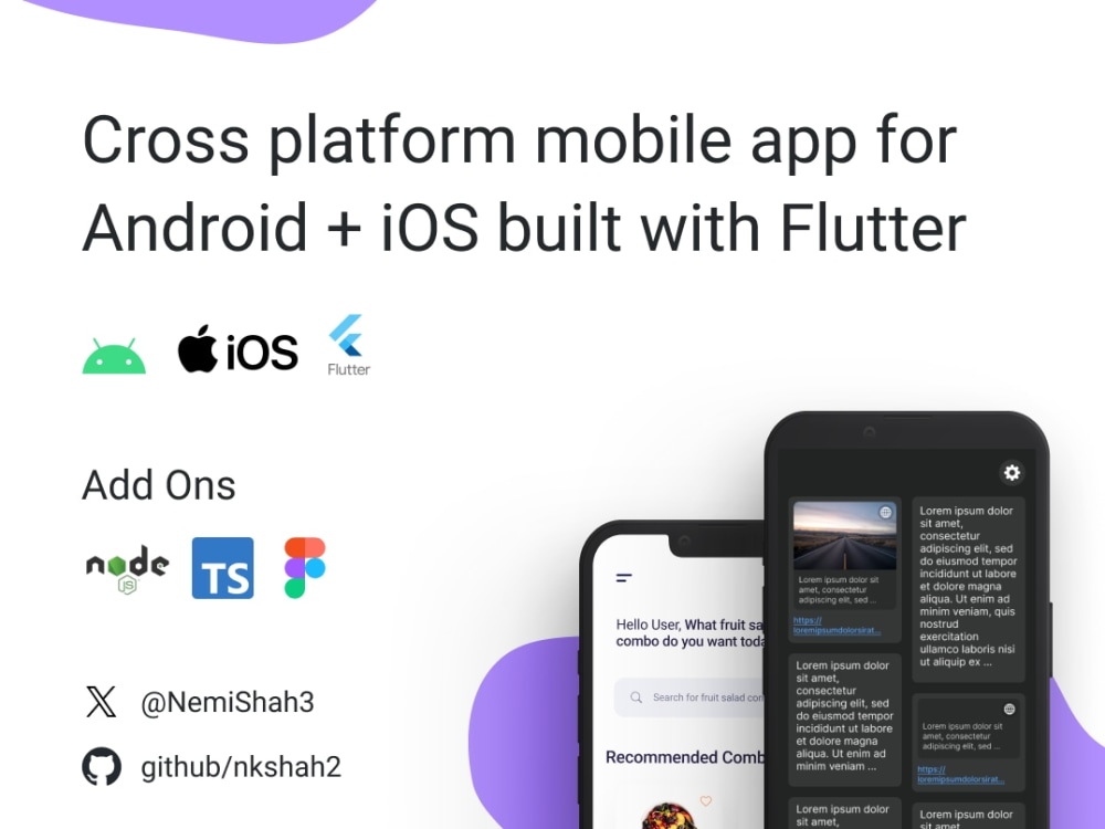 A cross platform mobile application for Android and iOS built with Flutter | Upwork