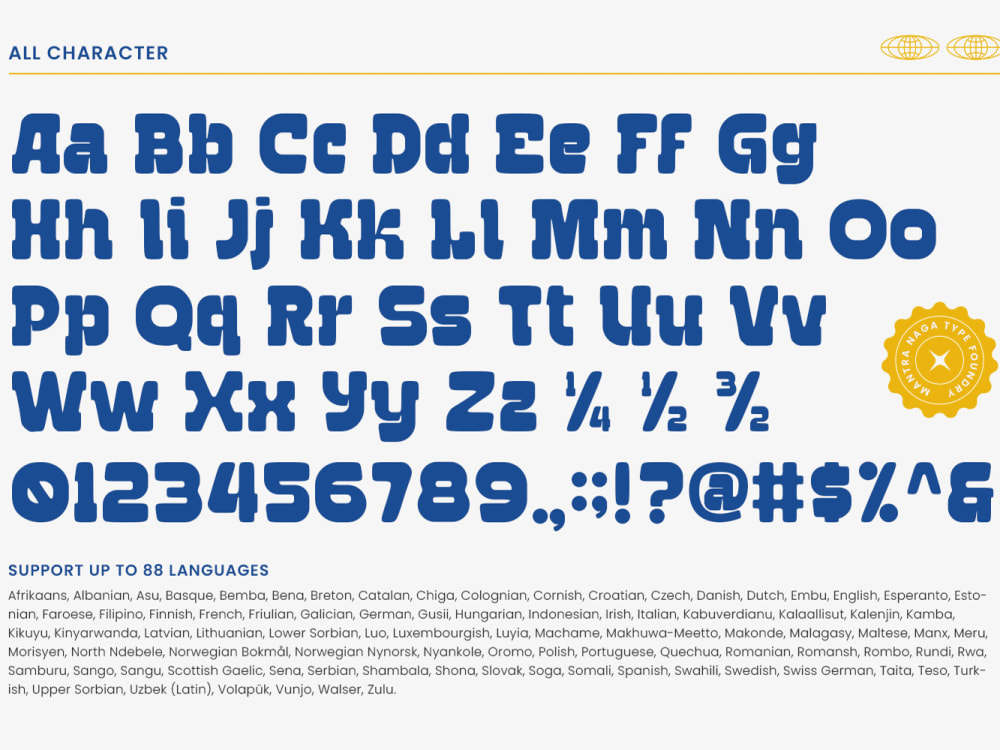 A custom typeface/font design for your brand identity | Upwork