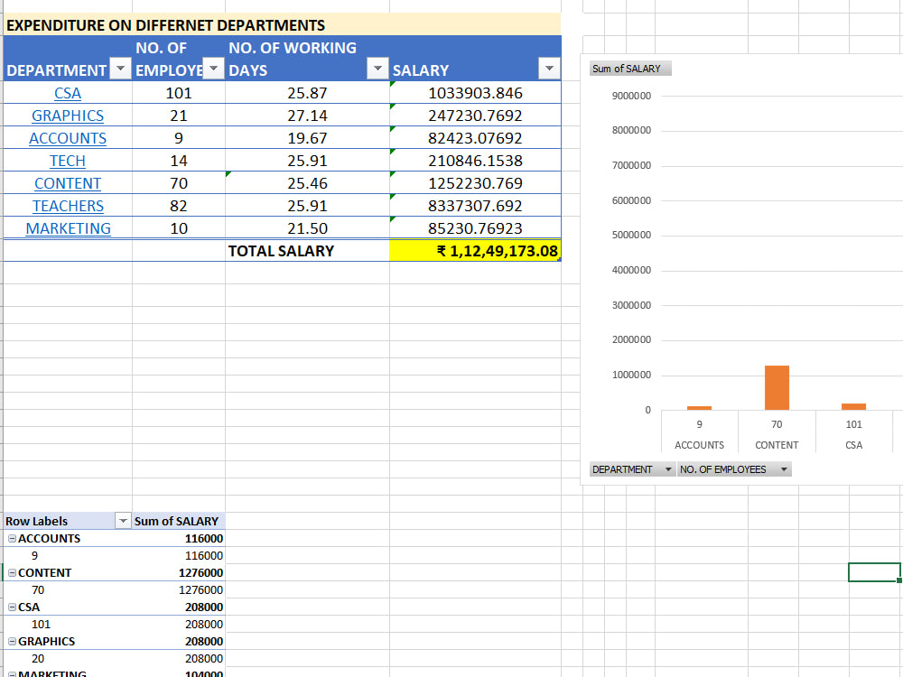 Pivot report in excel for raw data | Upwork