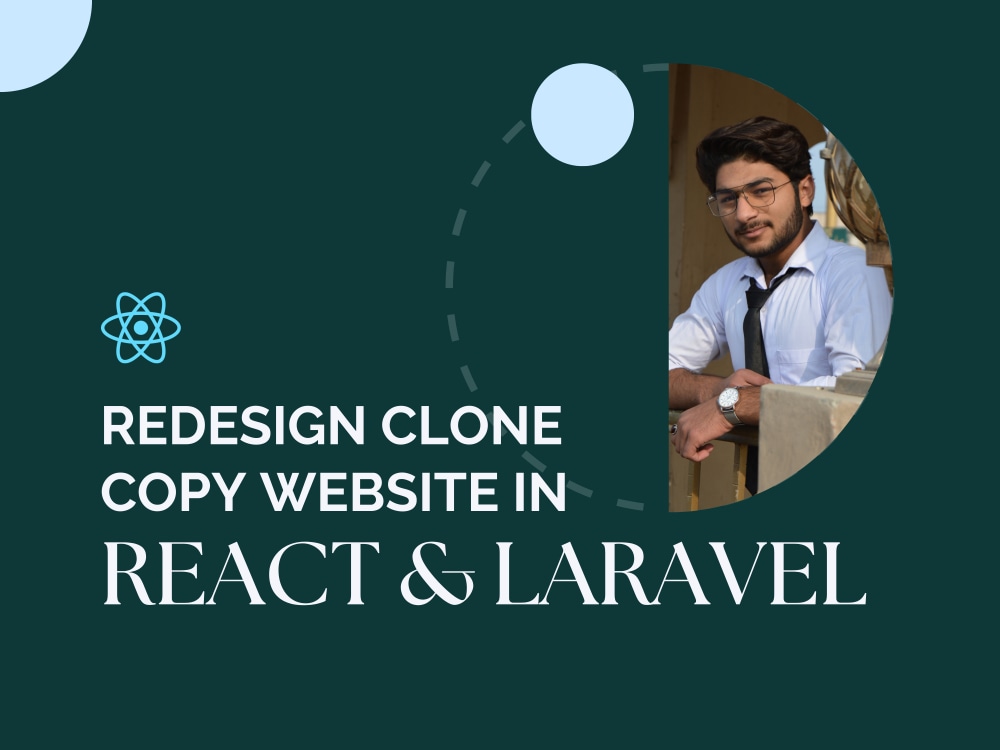 Your website redesign copy or clone in React and Laravel | Upwork