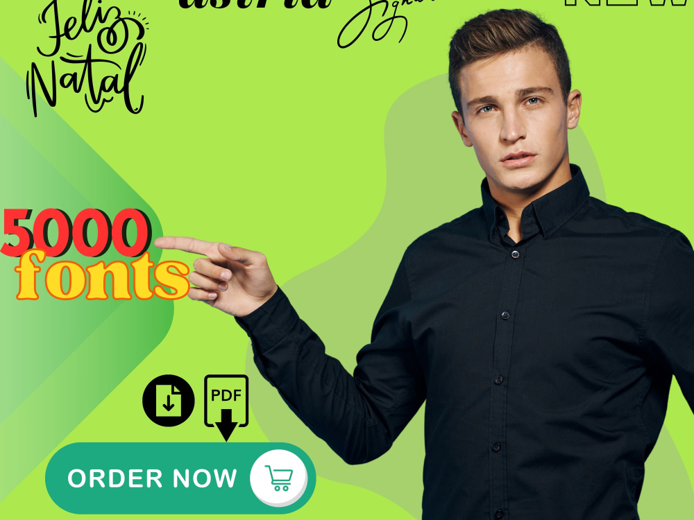 5000 font pack is ready to download-a variety of professional fonts ...