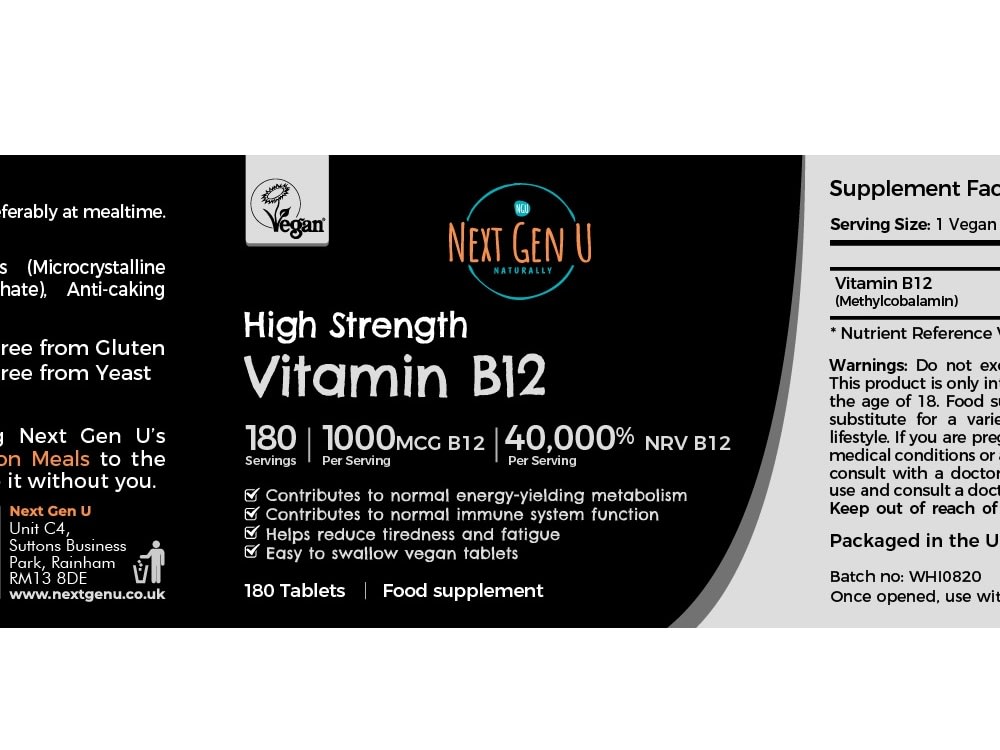 A Professionally Designed Food Supplement Label, Mockup and ...