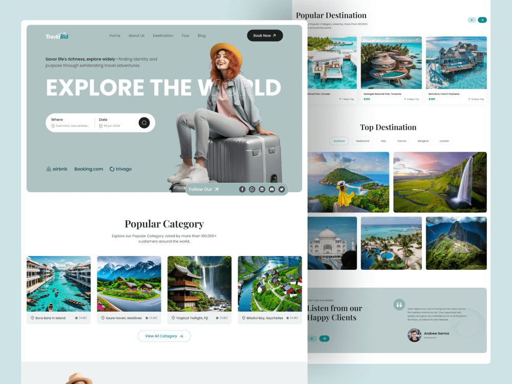 Website Landing Page UI UX design in Figma | Website development | Upwork