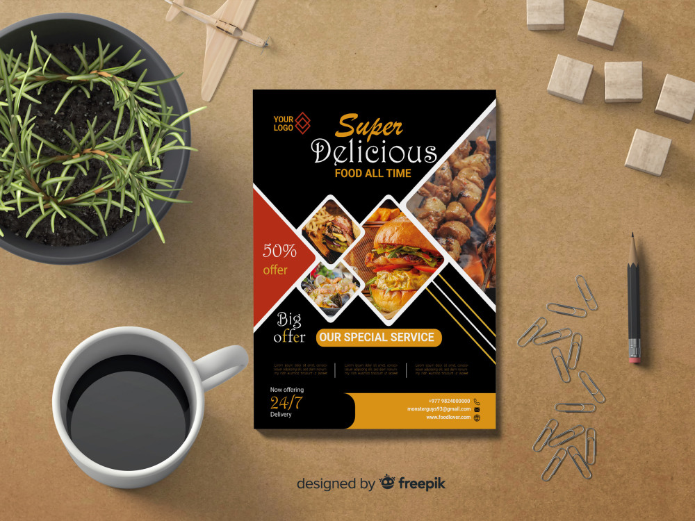 Food flyer design, event flyer design | Upwork
