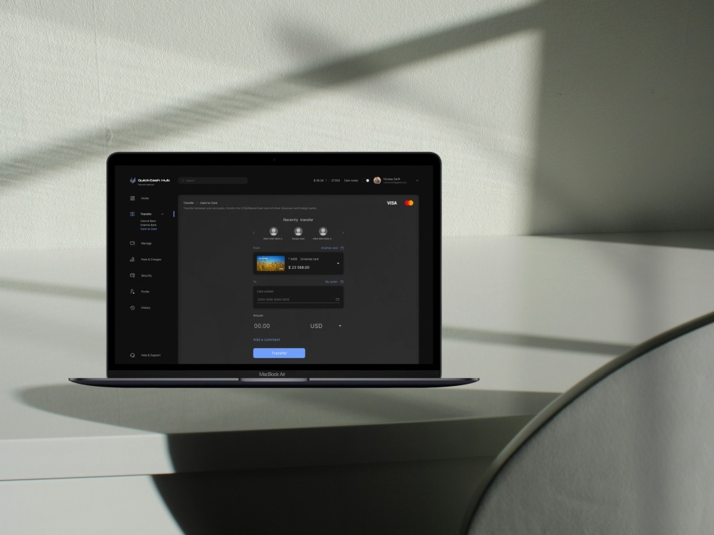 A professional Web App | Financial reports | Account management | UX/UI ...
