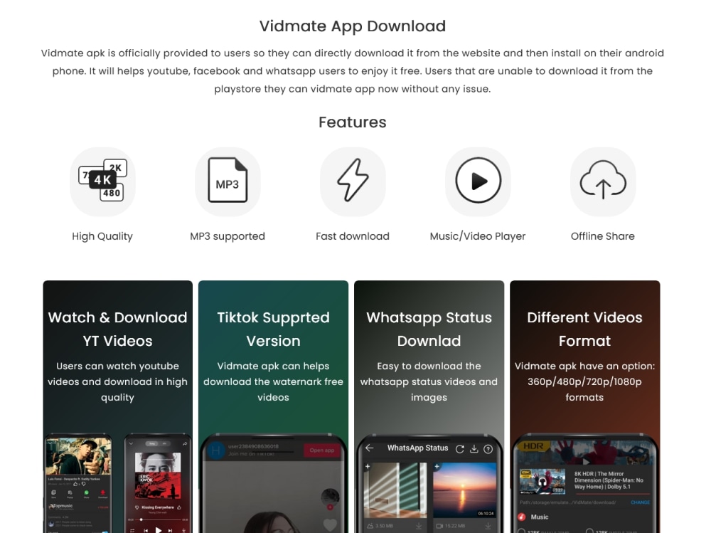 APK download website with multi lenguages multiple APK's versions | Upwork
