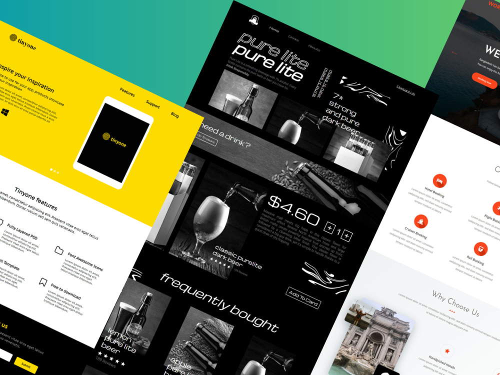 Full responsive Landing page website with HTML, CSS, JavaScript, Bootstrap | Upwork
