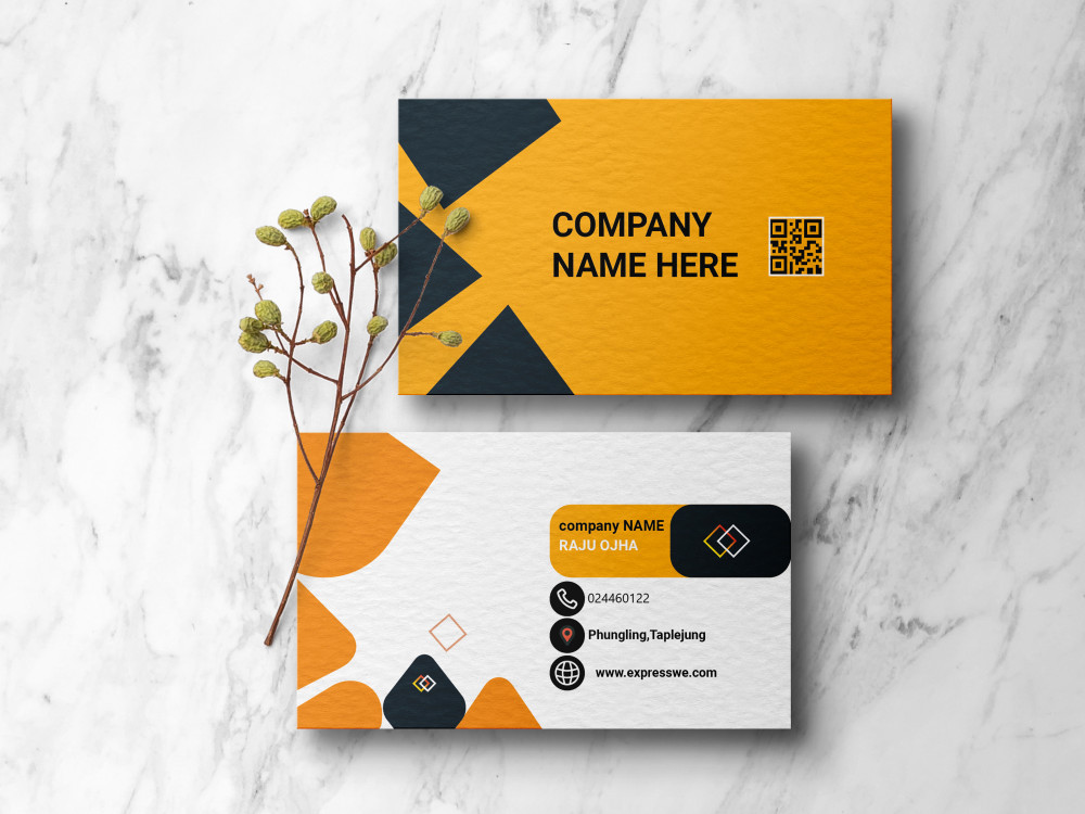 Minimalist visiting card design for your company | Upwork
