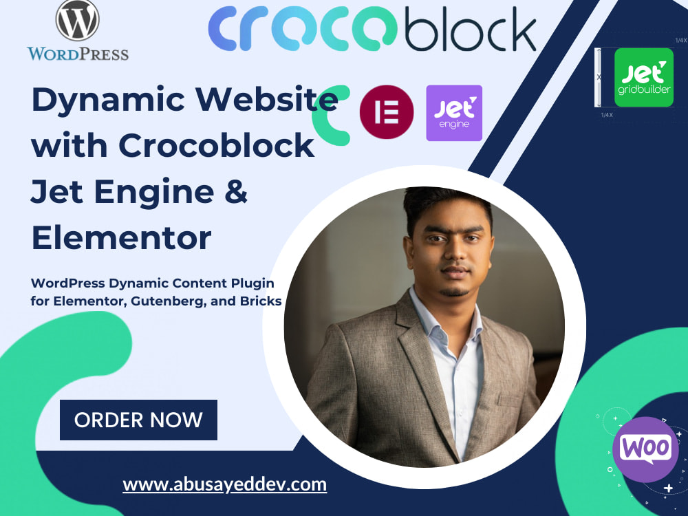 Any type of dynamic Crocoblock website using JetEngine and Elementor | Upwork