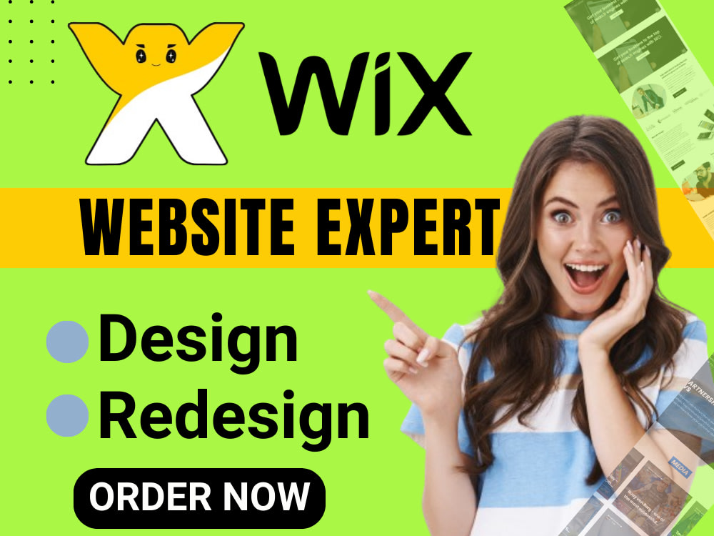 Responsive wix website design wix redesign, copy clone to wix, figma to wix | Upwork