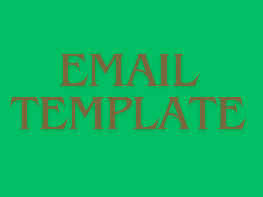 Editable responsive Email template Design | Upwork