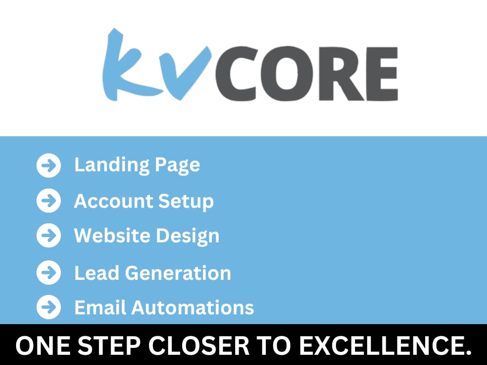 Kvcore landing page, kv core automation, website design, integration ...