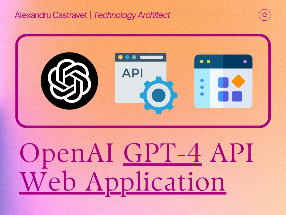 An OpenAI GPT-4 API Web Application | Upwork