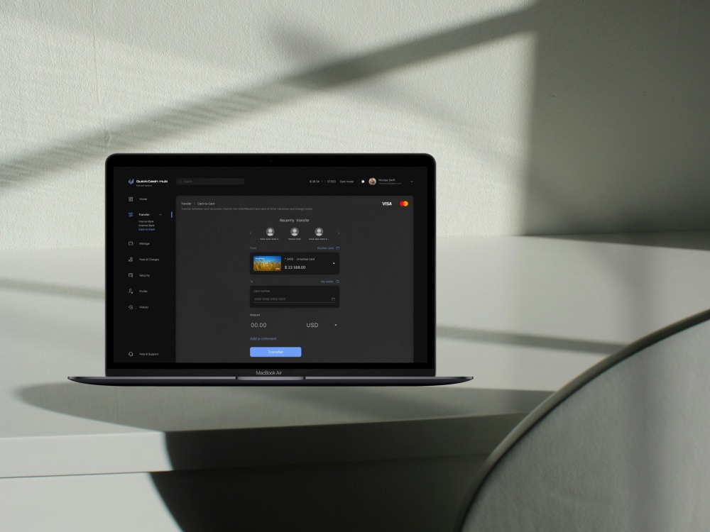 A clear and modern Financial dashboard | UX/UI | Web App | Upwork