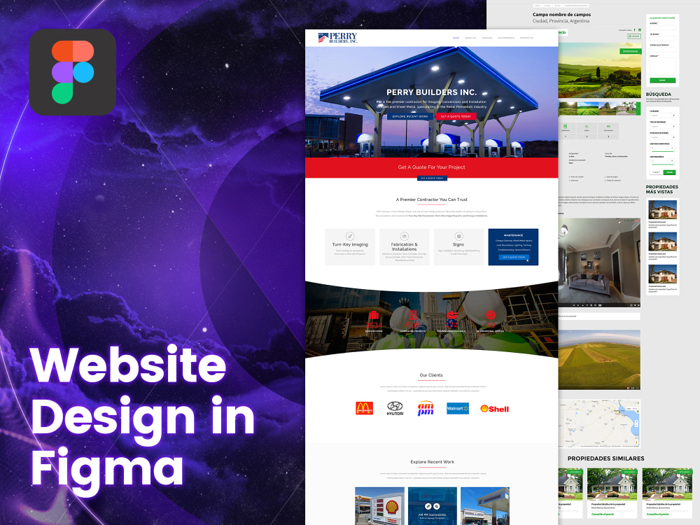 An incredible website design in Figma | Upwork