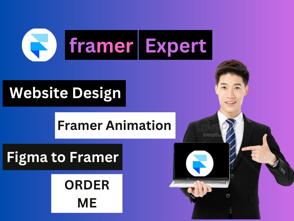 Framer Animation/motion, Framer website, Figma to Framer | Upwork