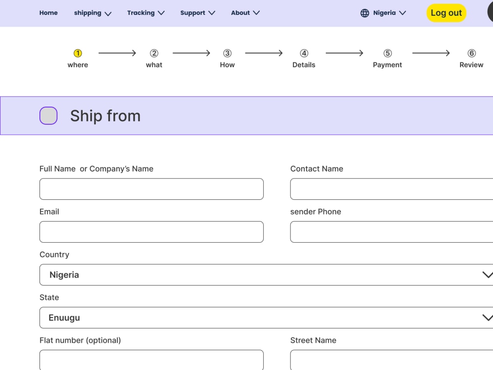 A facinating, user friendly and interactive logistic website Design ...