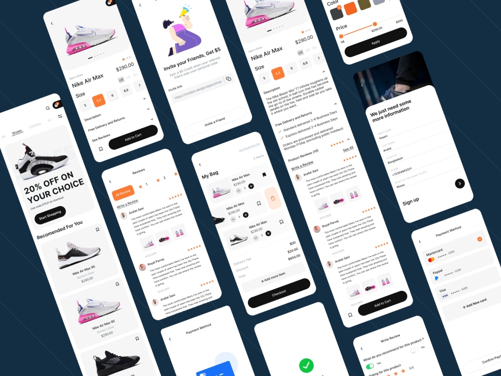 A custom UI & UX Design for Your Mobile App | Upwork