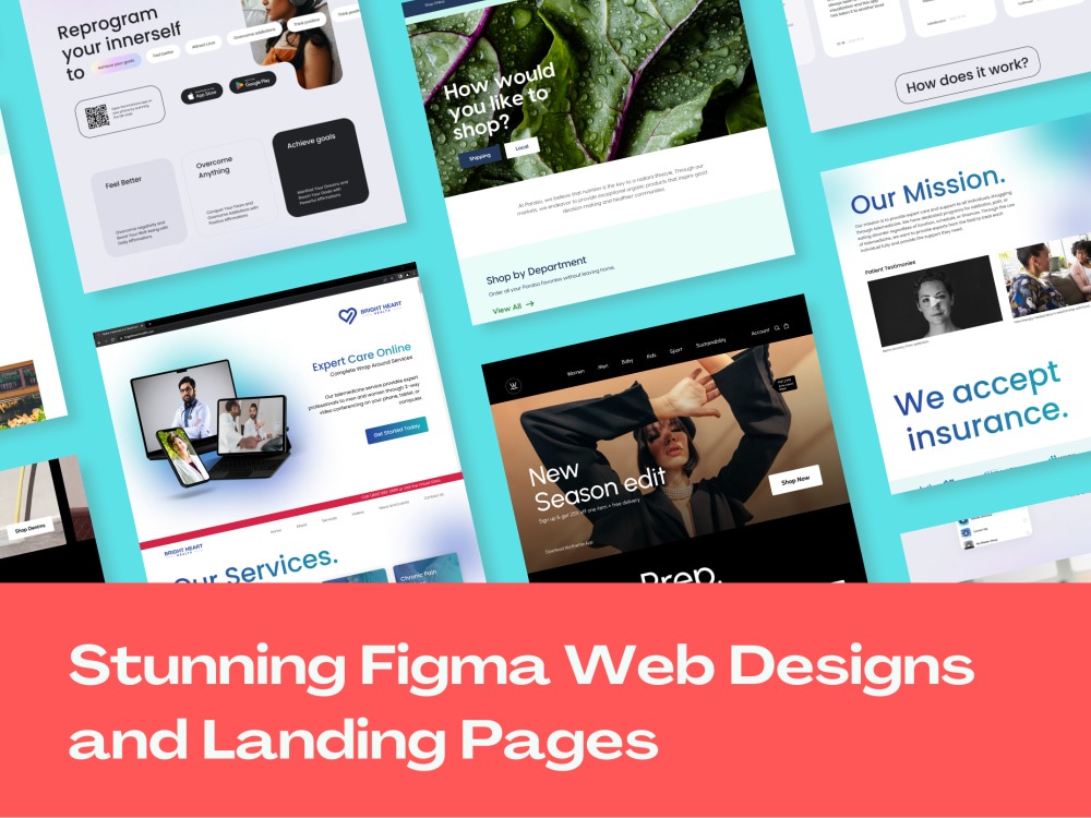 Figma Web Design and Landing Page | Upwork