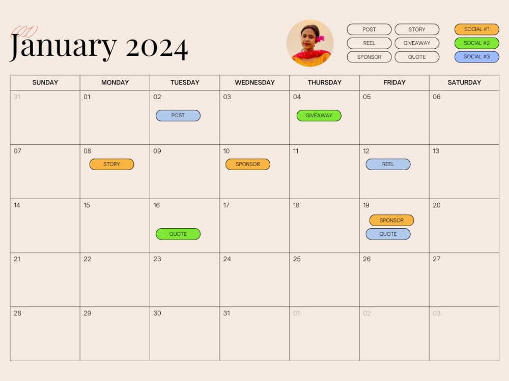 Custom Content Calendar Creations Tailored Just for You! | Upwork