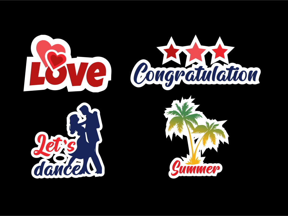 A high-quality sticker design ready to print | Upwork