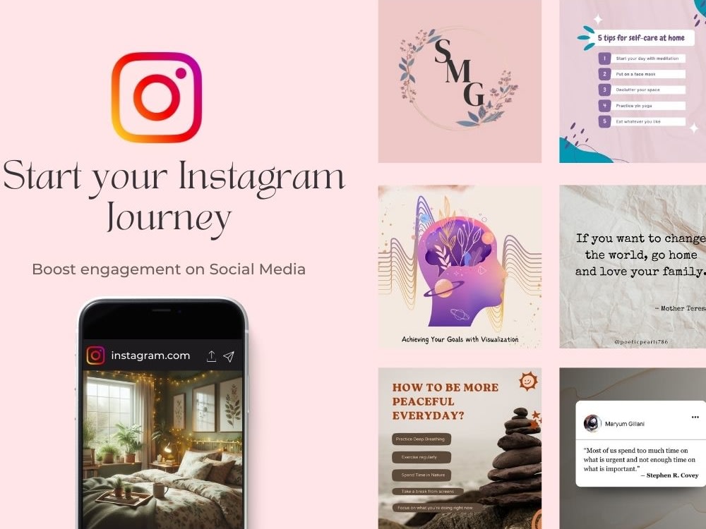 Creatively designed Instagram posts | Upwork