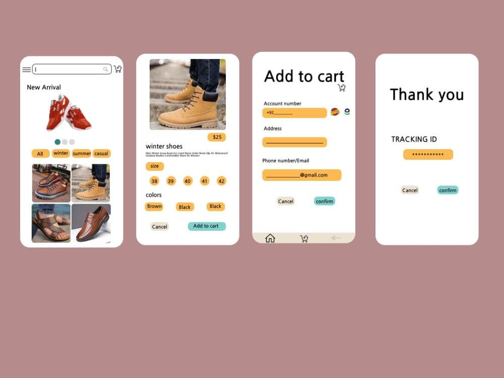 A modern UI/UX design and mobile screen. | Upwork