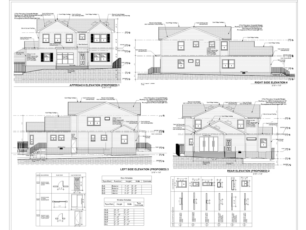 Architectural permit drawings for construction,renovation of House ...