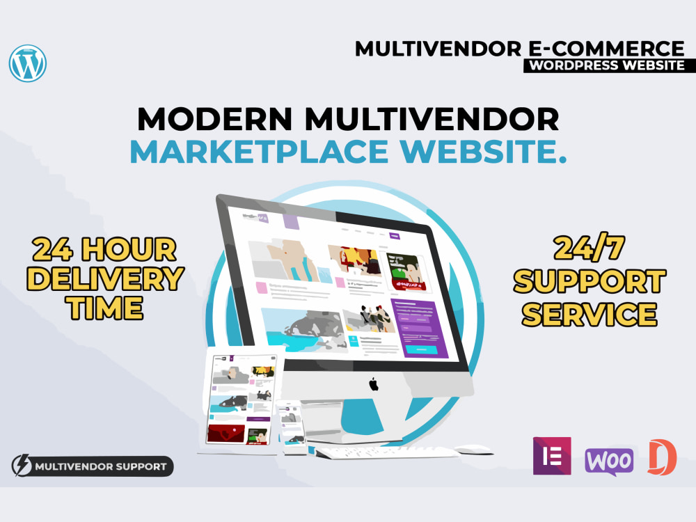 A multi vendor website and wordpress ecommerce store | Upwork