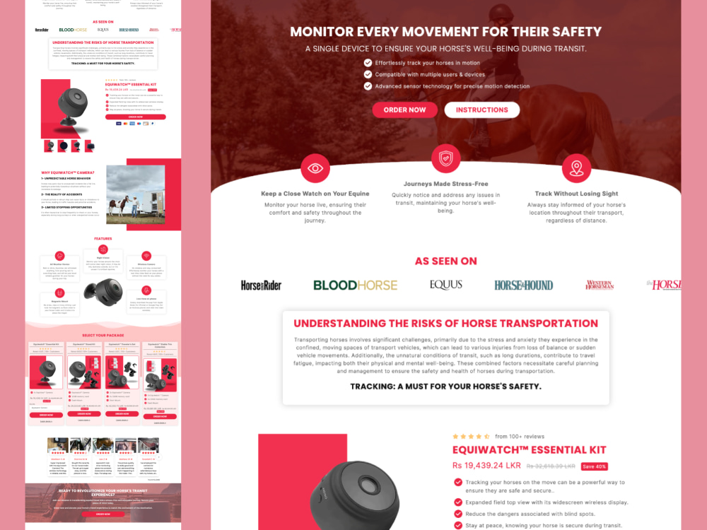 Stunning & high converting landing page design | Upwork Stunning & high converting landing page design | Upwork