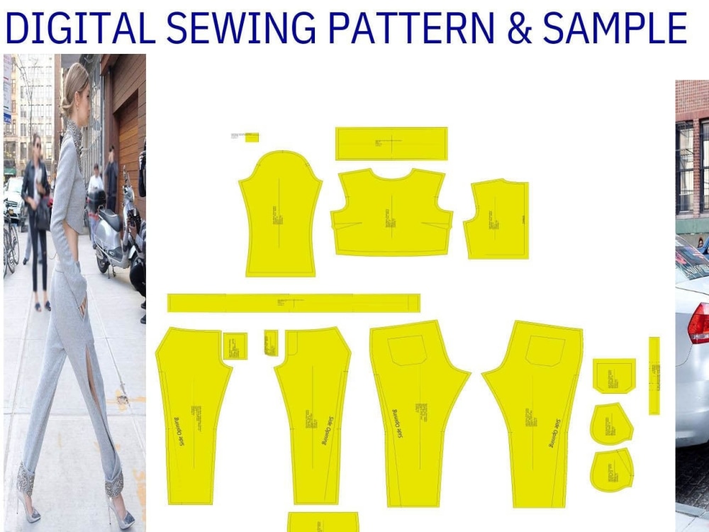 Digital sewing pattern making & grading | Upwork