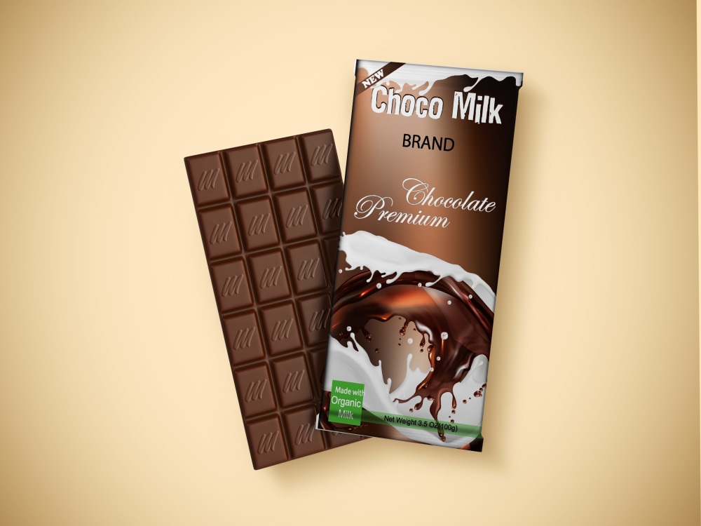 A chocolate pack, Dark chocolate packaging, chocolate pack. | Upwork