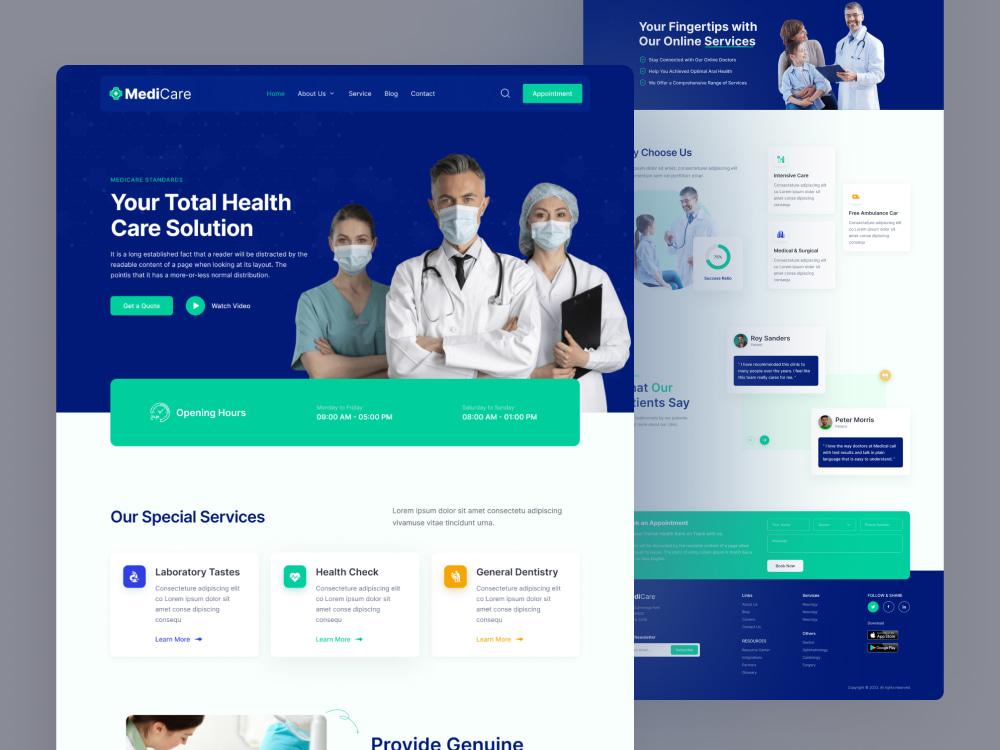 Figma website design, website mockup, website ui design, figma design ...