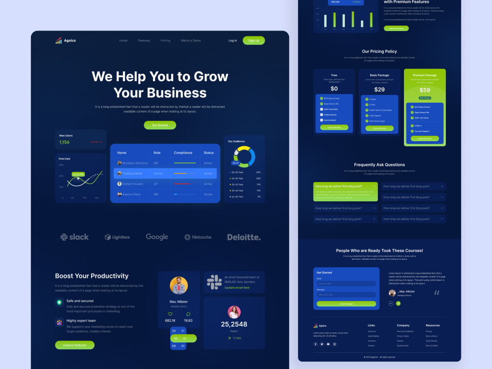 Figma website design, website mockup, website ui design, figma design ...