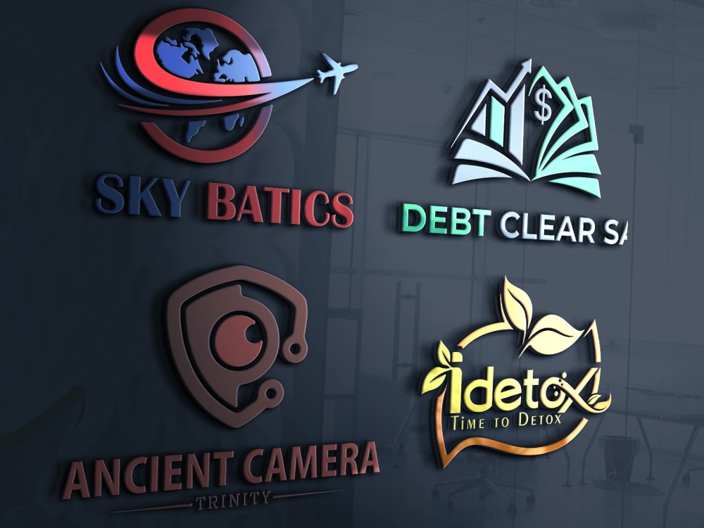 Modern attractive and professional 3d business logo | Upwork