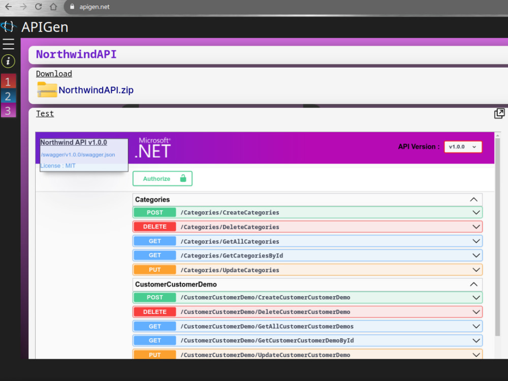 A Fully Working Core 8 Webapi With Swagger Based On Any Sql Database Upwork