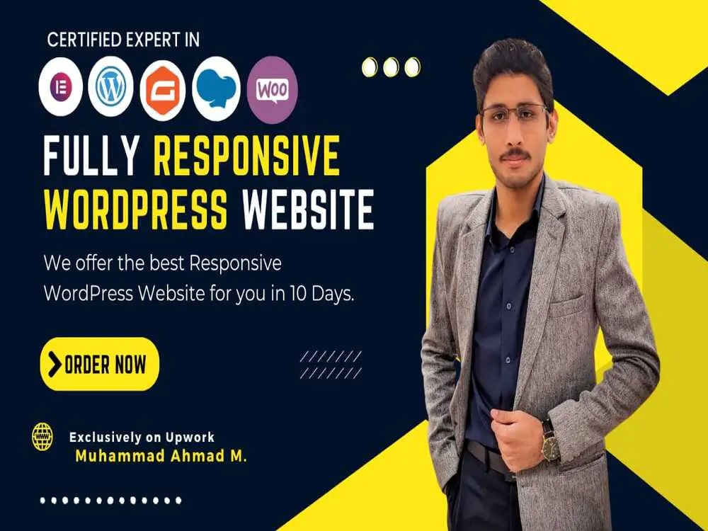 A Fully Responsive WordPress Website | Upwork
