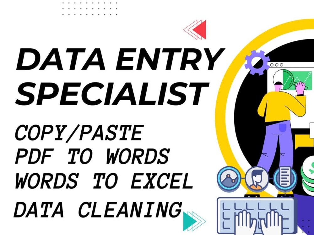 Data entry expert specialist on fiverr | Upwork