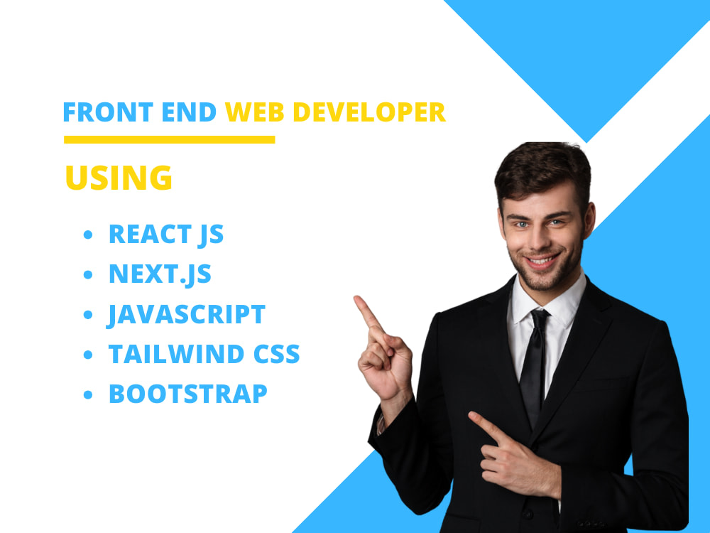 Front End Web Developer Javascript React Js Next Js Tailwind Css Upwork