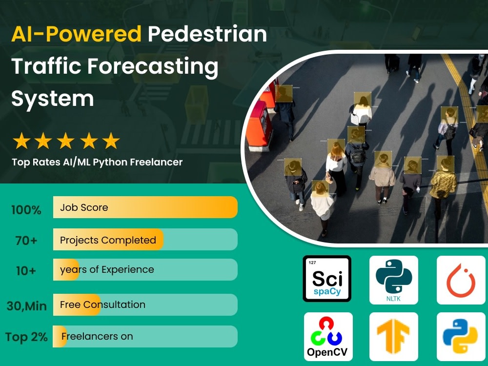 AI-Powered Pedestrian Traffic Forecasting System | Upwork