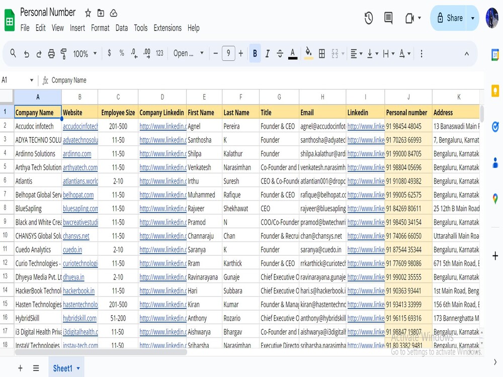 Any Targeted Lead Generation | Upwork